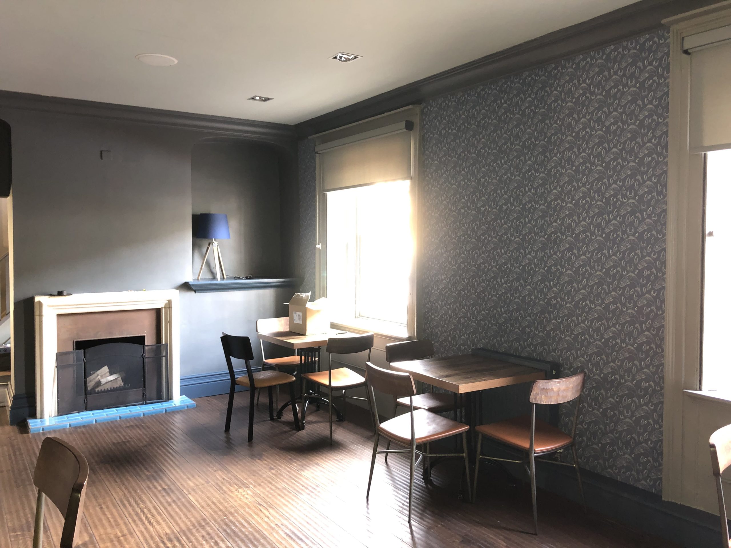 How ‘The Angler’ pub wallpaper was created | Squark Design